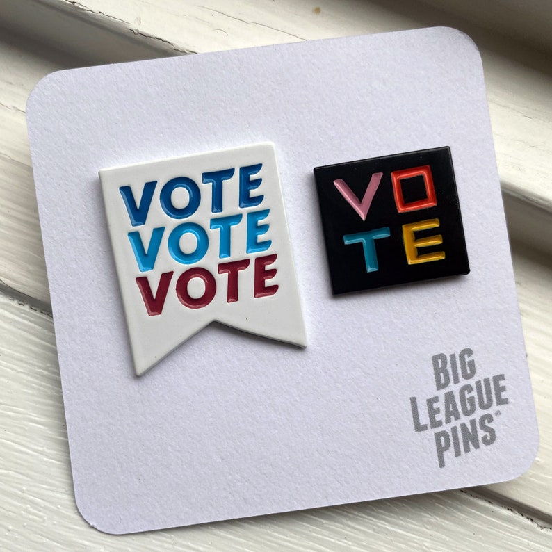 Vote Enamel Pin: Stylish Political Statement, Political Gift - Etsy