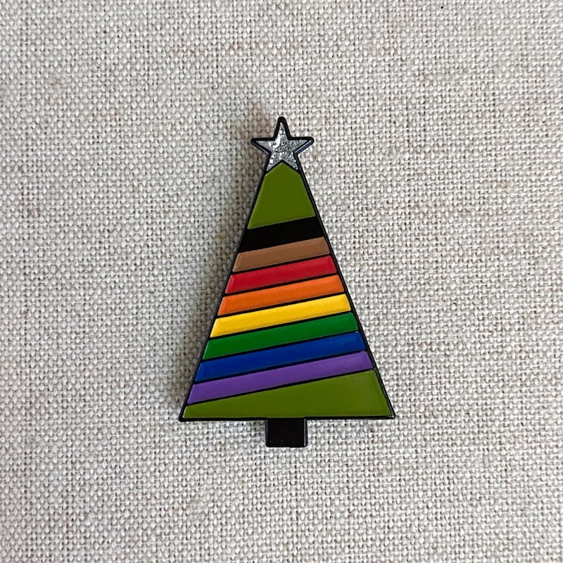 Christmas Tree Pin - Etsy