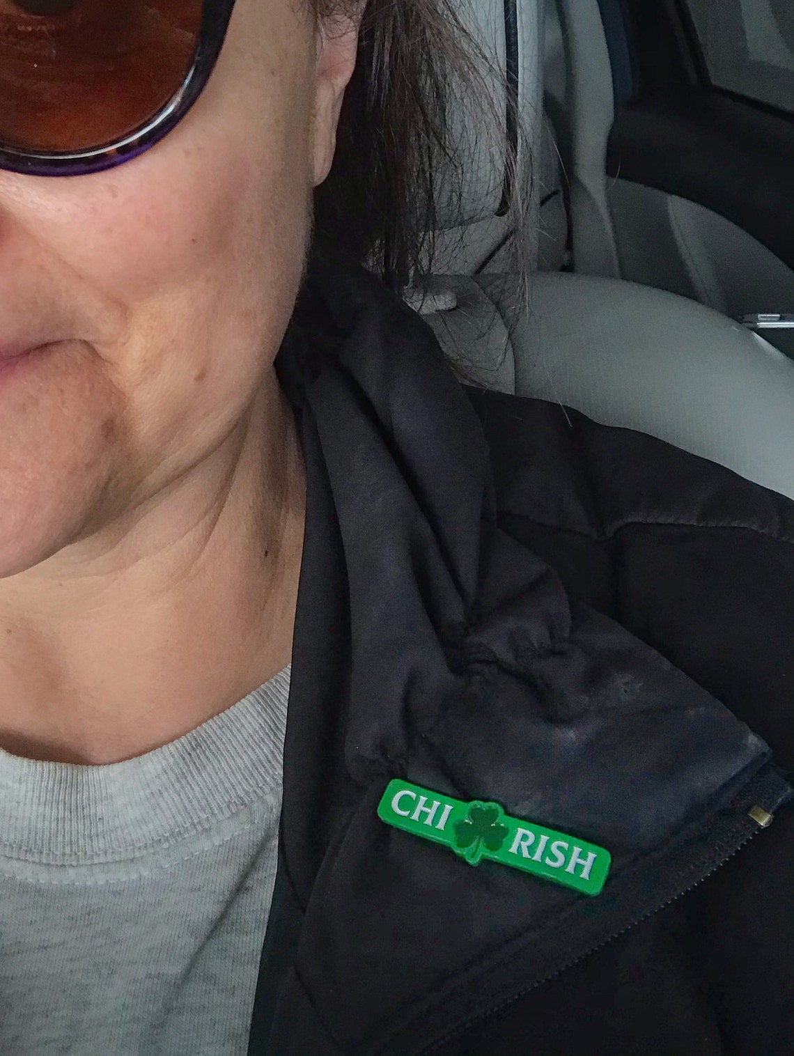 Chi-rish Enamel Pin If You're Chicago Irish Show It - Etsy