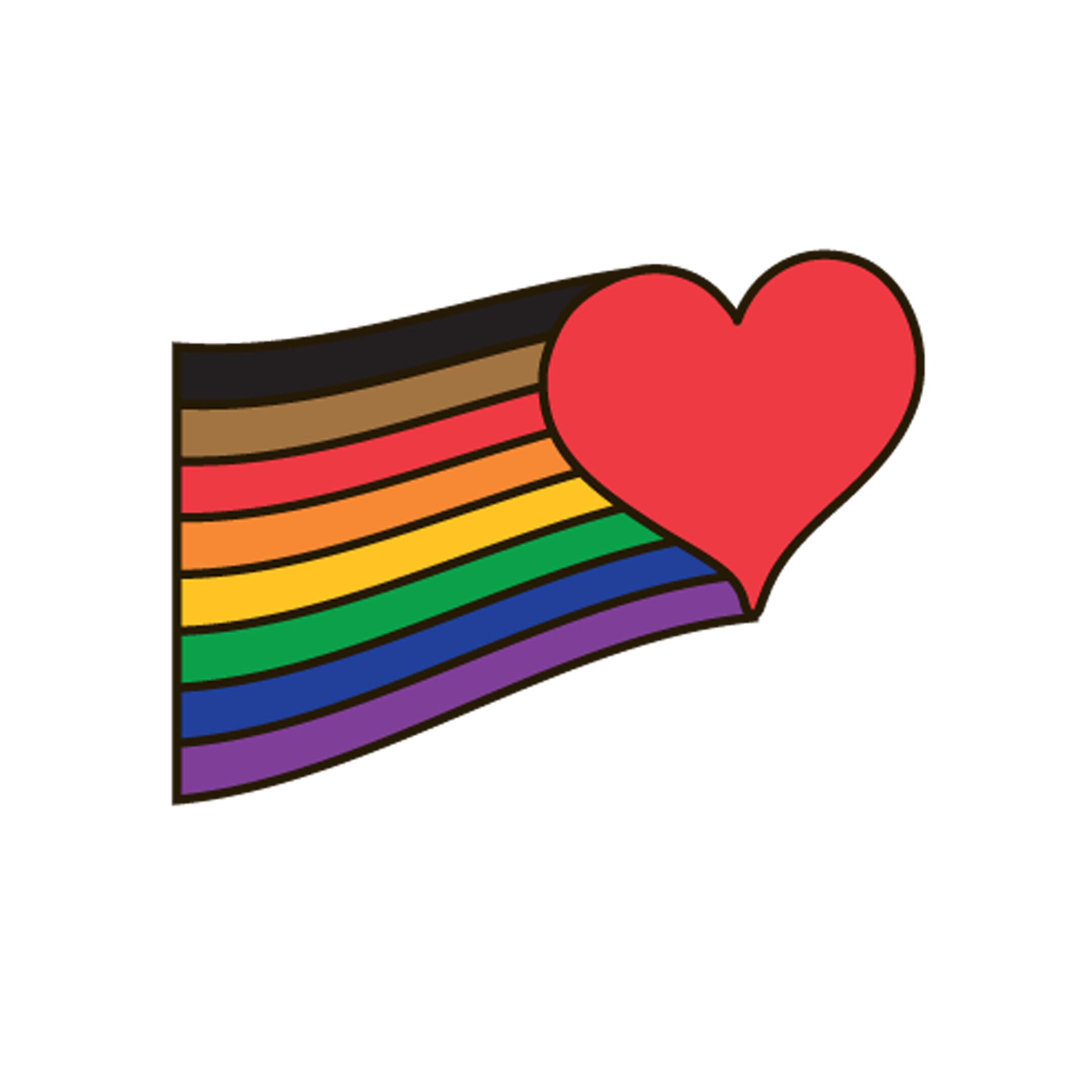 Chicago Pride Flag Enamel Pin Now With Diversity | Etsy