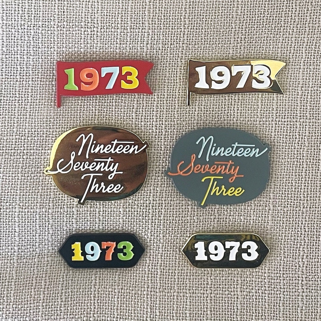 Pro-choice Enamel Pins ⎯ 1973 Marks the Landmark Roe Vs. Wade Decision ...