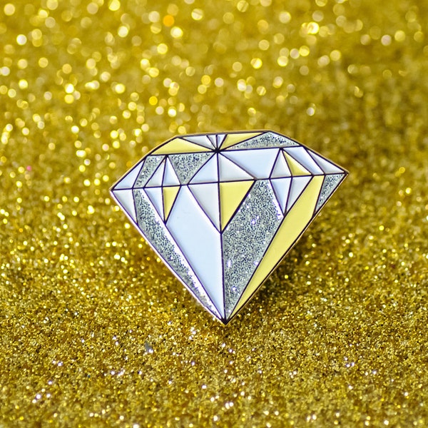 Diamond Lapel Pin - Etsy