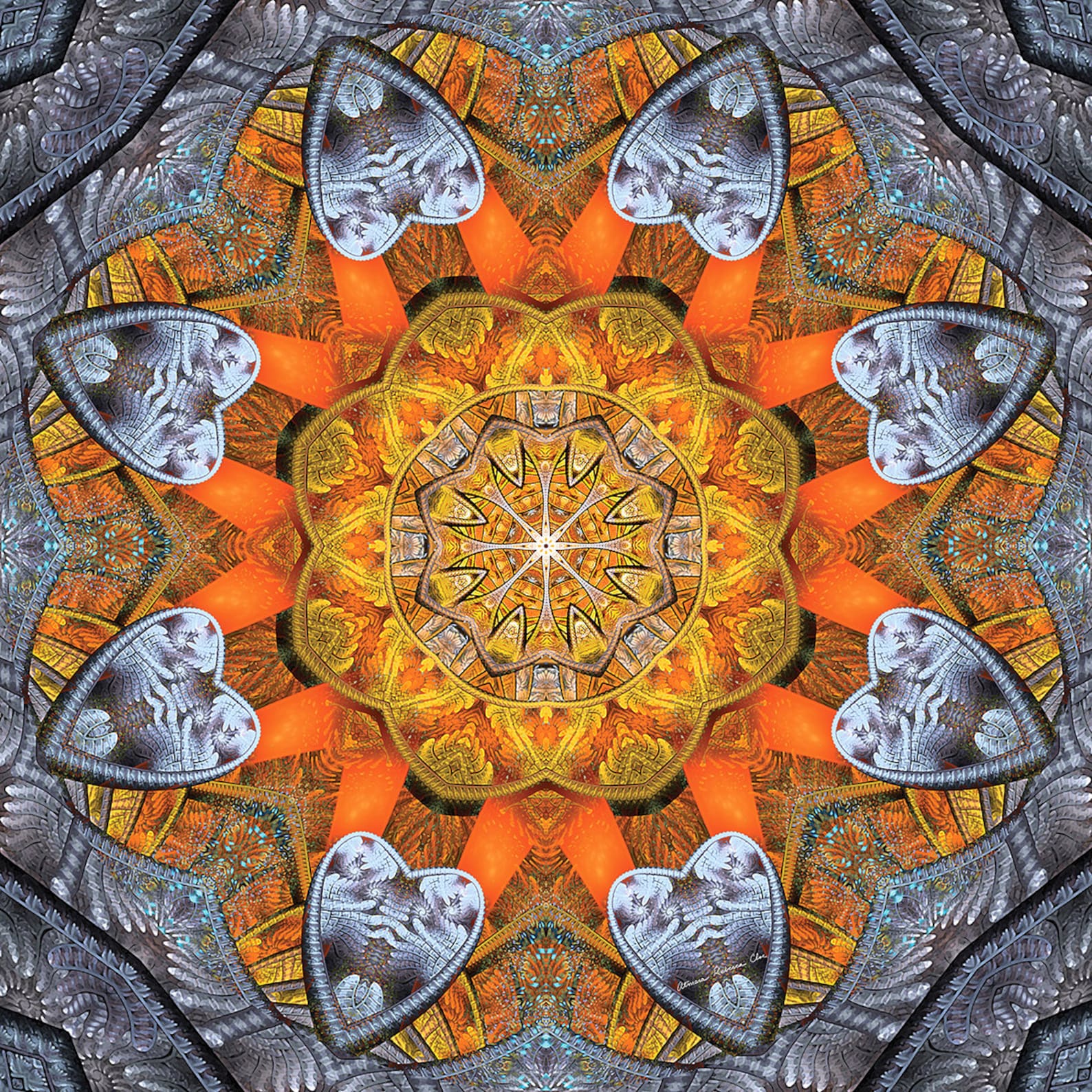 Mandala From the Heart of Compassion 6, Printable Art,wall Art,instant ...