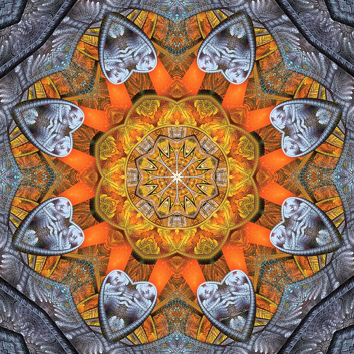Mandala From the Heart of Compassion 6, Printable Art,wall Art,instant ...