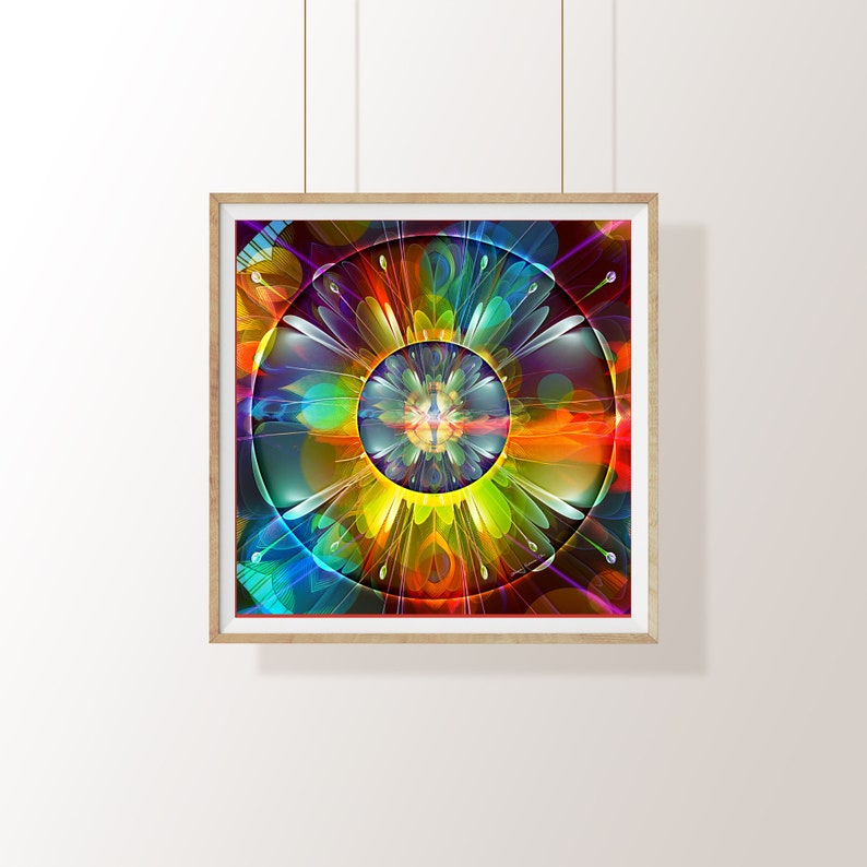 Abstract Mandala for the Dying 16, Abstracts,zen, Boho, Instant ...