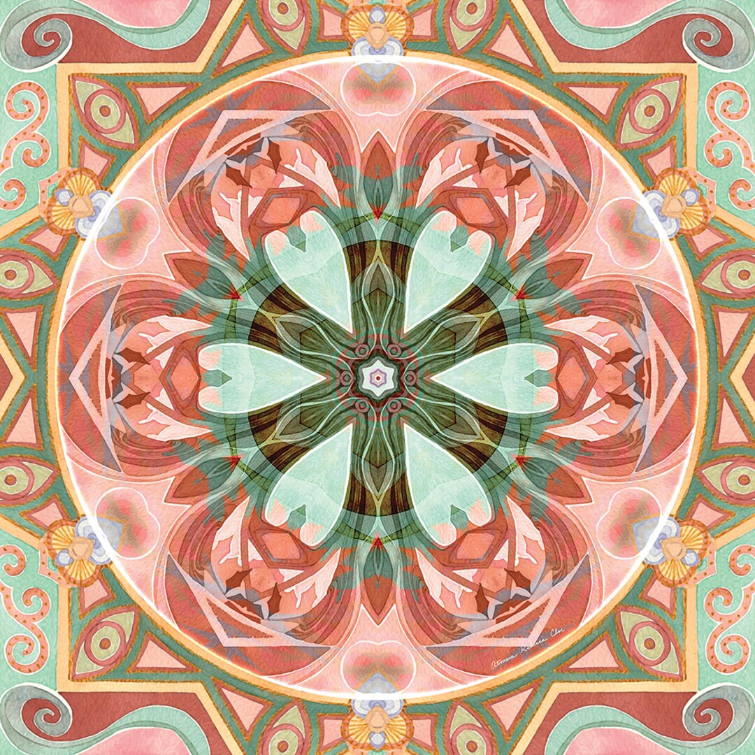 Mandalas of Forgiveness and Release 7, Printable Art,wall Art,instant ...