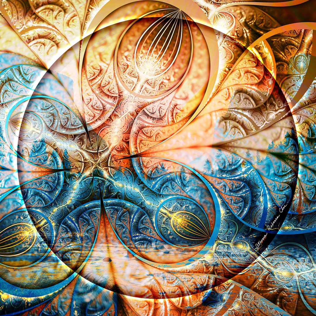 Abstract Mandala of Truth 20, Zen, Boho,, Instant Download, Sacred ...