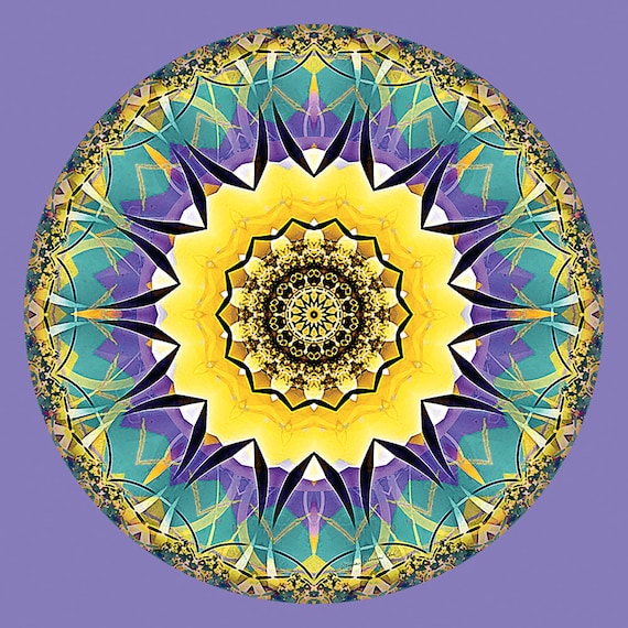 Mandala of Healing and Awakening 5 Printable ArtWall | Etsy