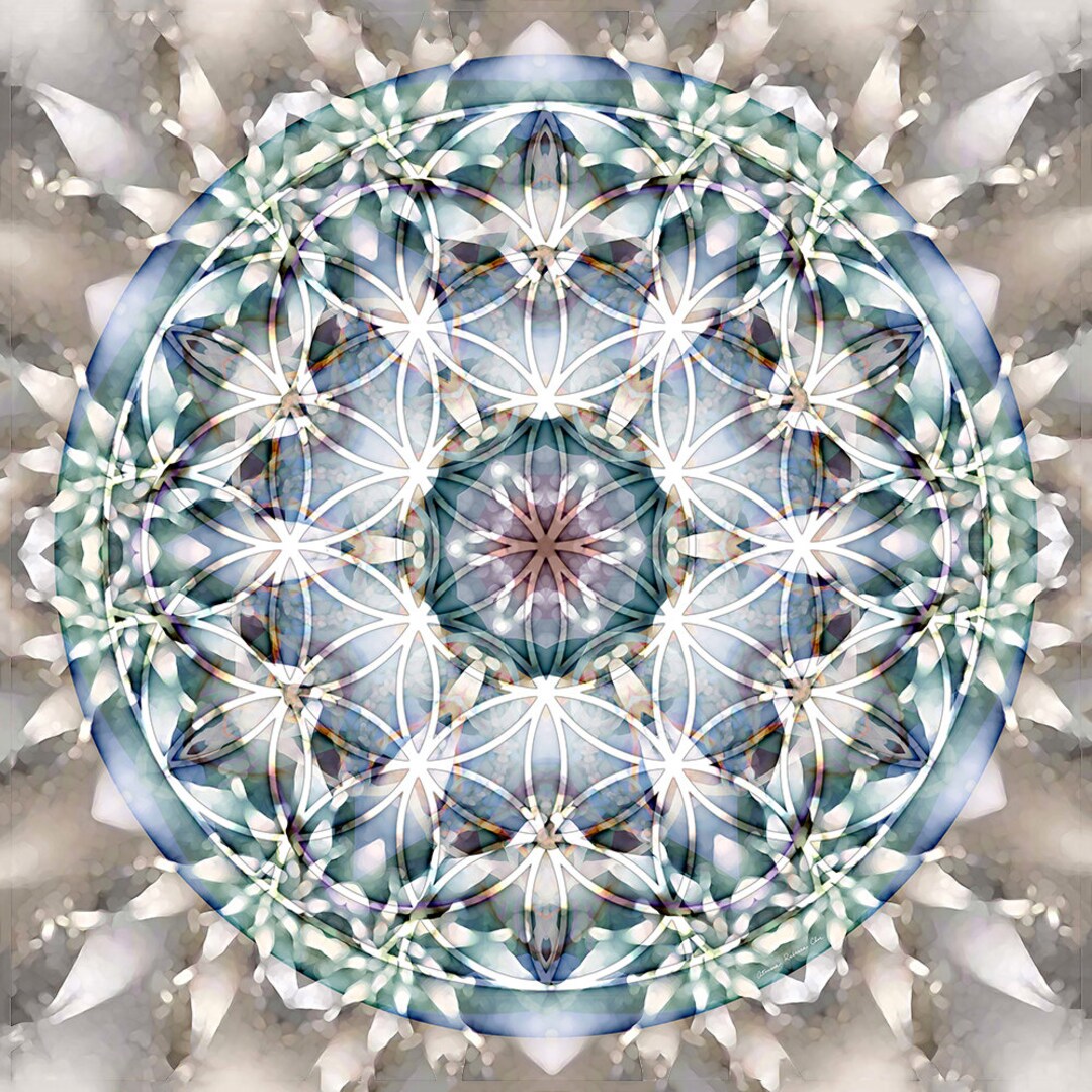 Flower of Life Mandala 1, Printable Art,wall Art,instant Download,print ...