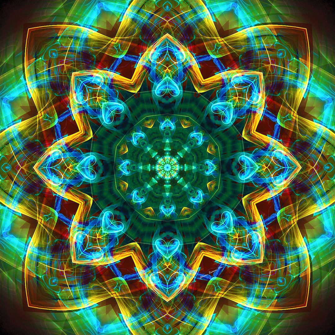 Mandala From the Heart of Compassion 21,printable Art,wall Art,instant ...