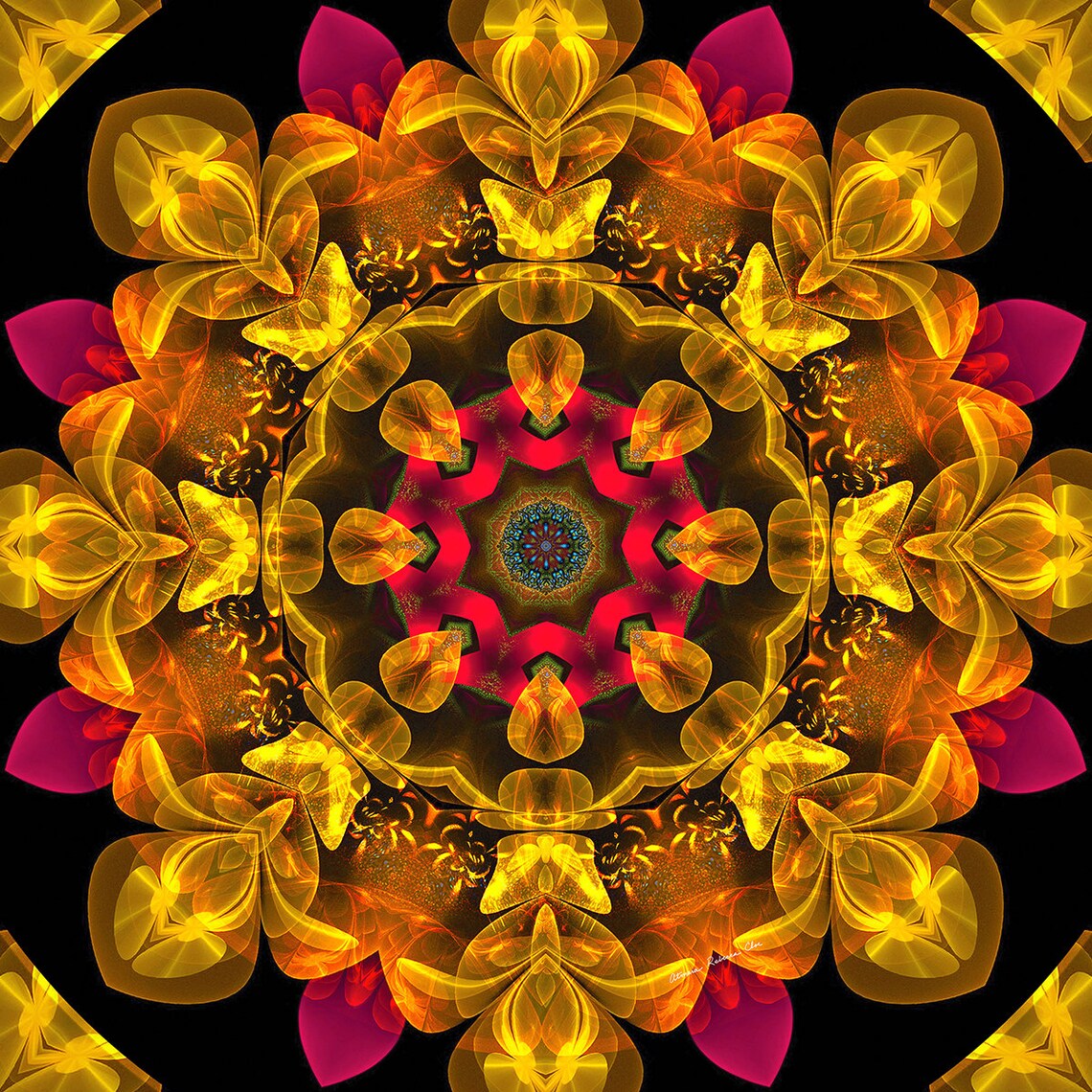 Mandala From the Heart of Compassion 5, Printable Art,wall Art,instant ...