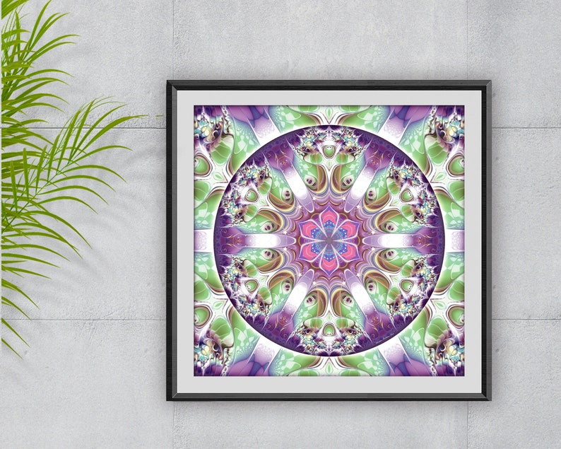 Mandala From the Heart of Compassion 24,printable Art,wall Art,instant ...