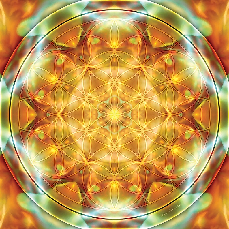 Flower of Life Mandala 16, Printable Art,wall Art,instant Download ...