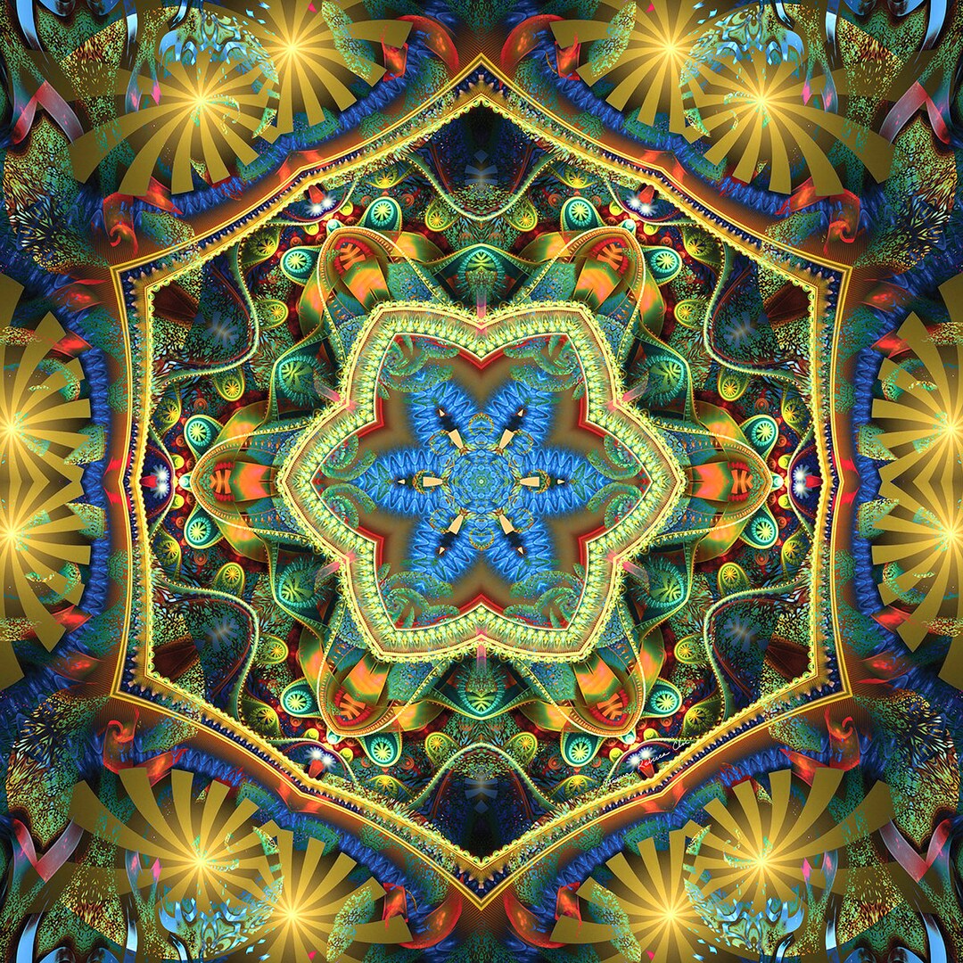 Mandala From the Heart of Compassion 17,printable Art,wall Art,instant ...