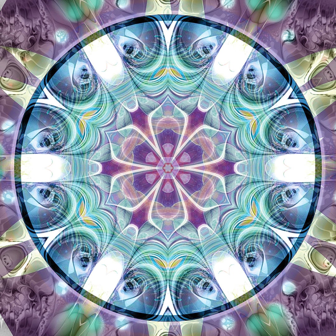 Mandala From the Heart of Compassion 14,printable Art,wall Art,instant ...