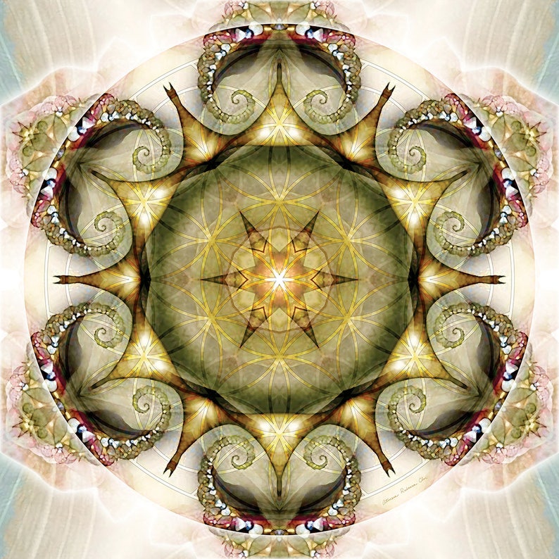 Flower of Life Mandala 19, Printable Art,wall Art,instant Download ...