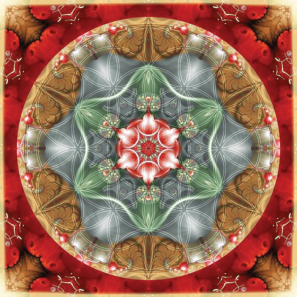 Flower of Life Mandala 2, Printable Art,wall Art,instant Download,print ...