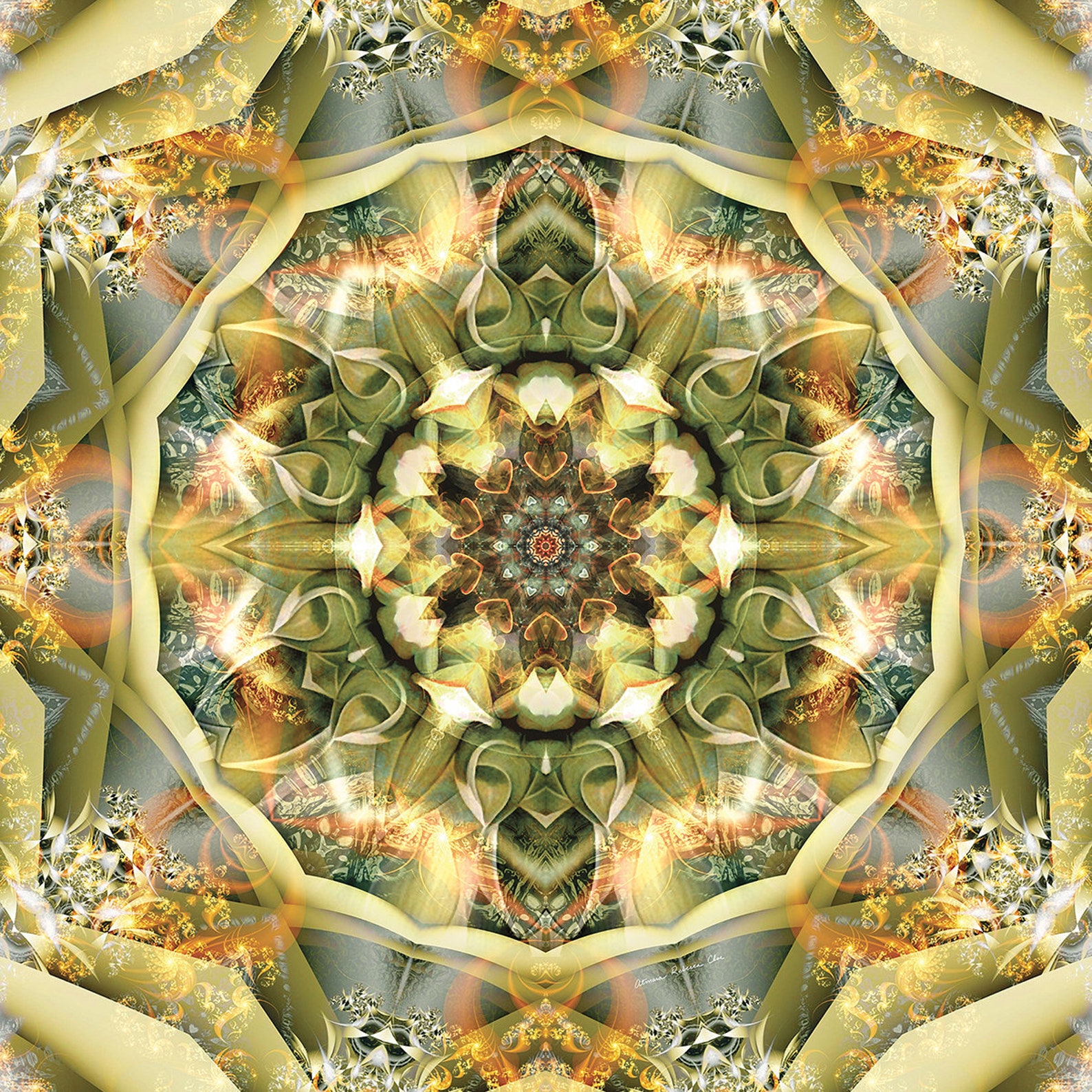 Mandala From the Heart of Compassion 29,printable Art,wall Art,instant ...