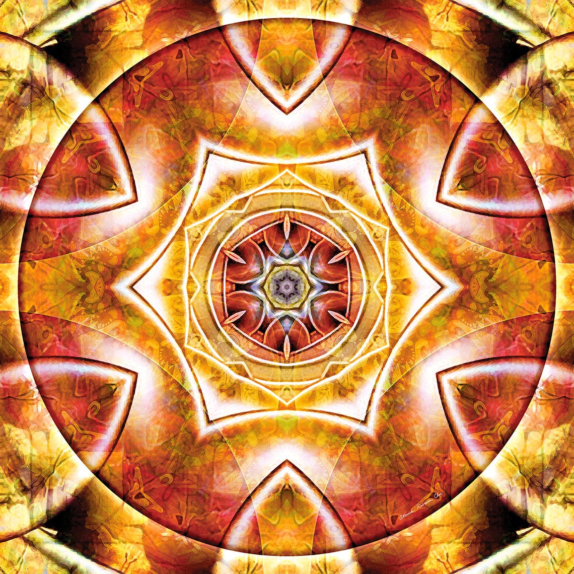 Mandala From the Heart of Compassion 28,printable Art,wall Art,instant ...