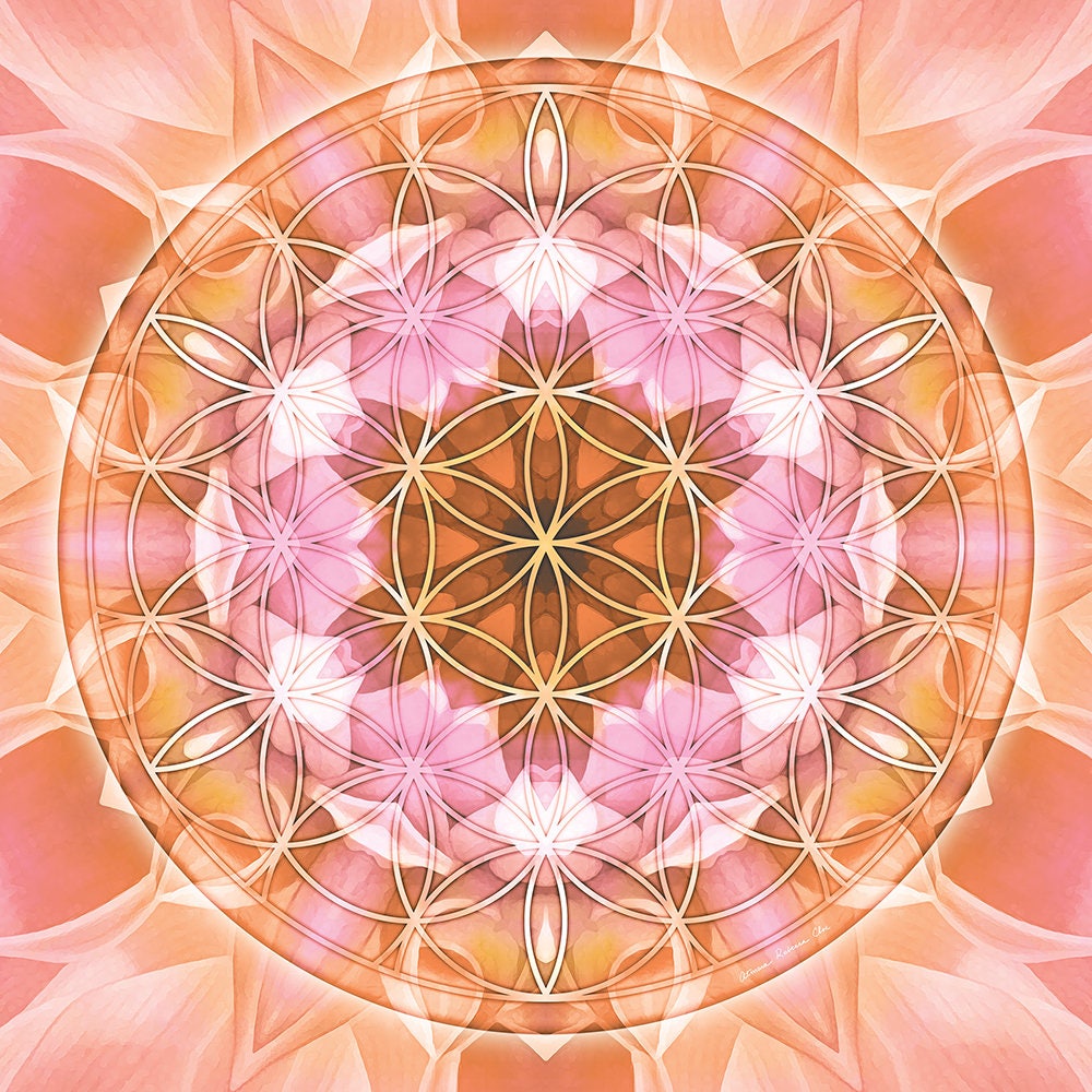 Flower of Life Mandala 18, Printable Art,wall Art,instant Download ...