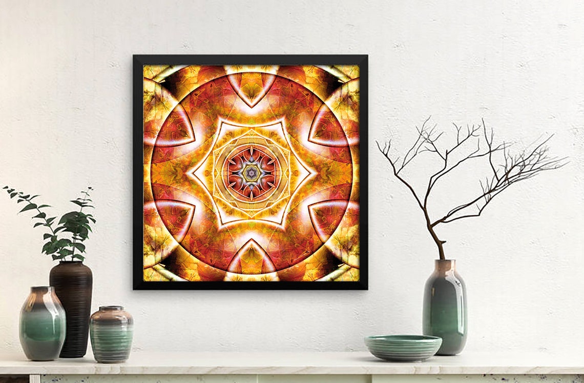 Mandala From the Heart of Compassion 28,printable Art,wall Art,instant ...