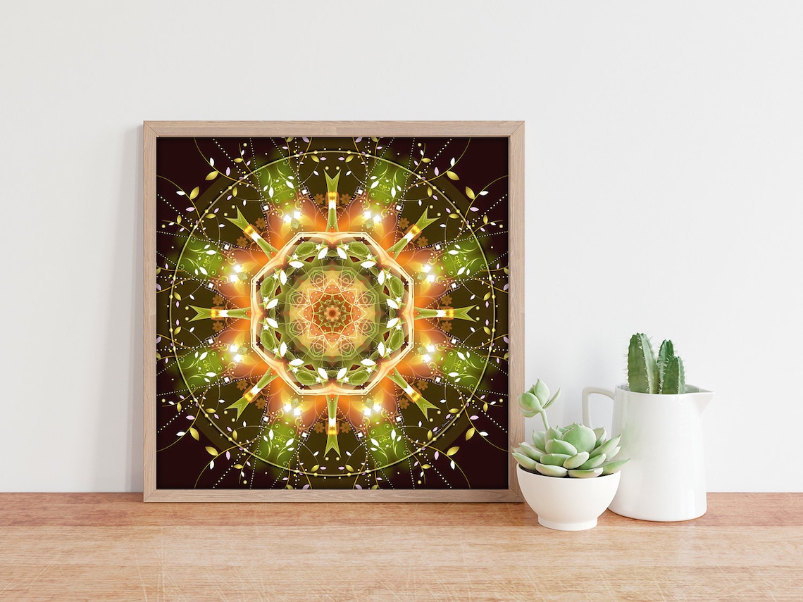 Mandala From the Heart of Compassion 23,printable Art,wall Art,instant ...