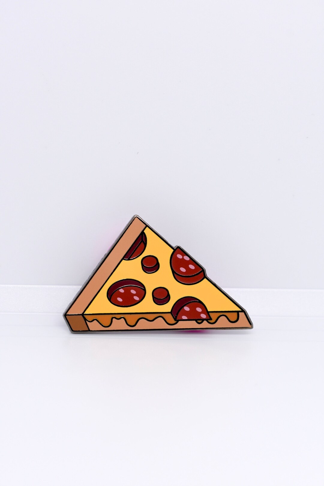 Block Slice - Pizza - Pizza Pin - Hard Enamel Pin - Enamel Pin - Lapel ...
