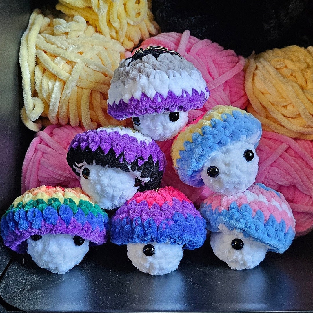 Pride Mushroom Poppers Keychain - Etsy