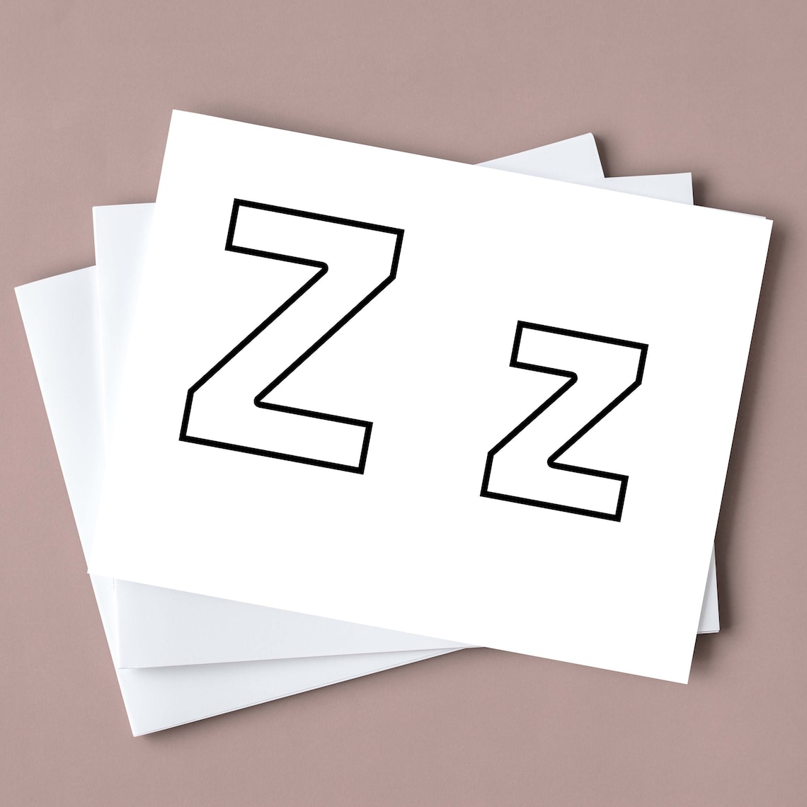 Printable Uppercase Lowercase Letters Printable Alphabet 26 Pages. - Etsy