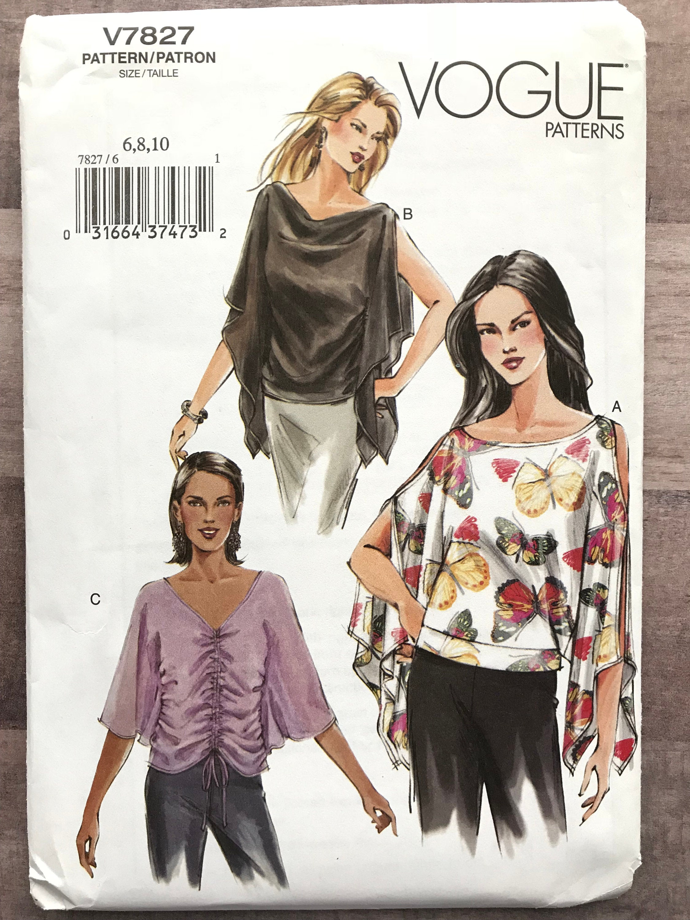 Kits & How To summer dress Vogue 8664 very easy sewing pattern for ...