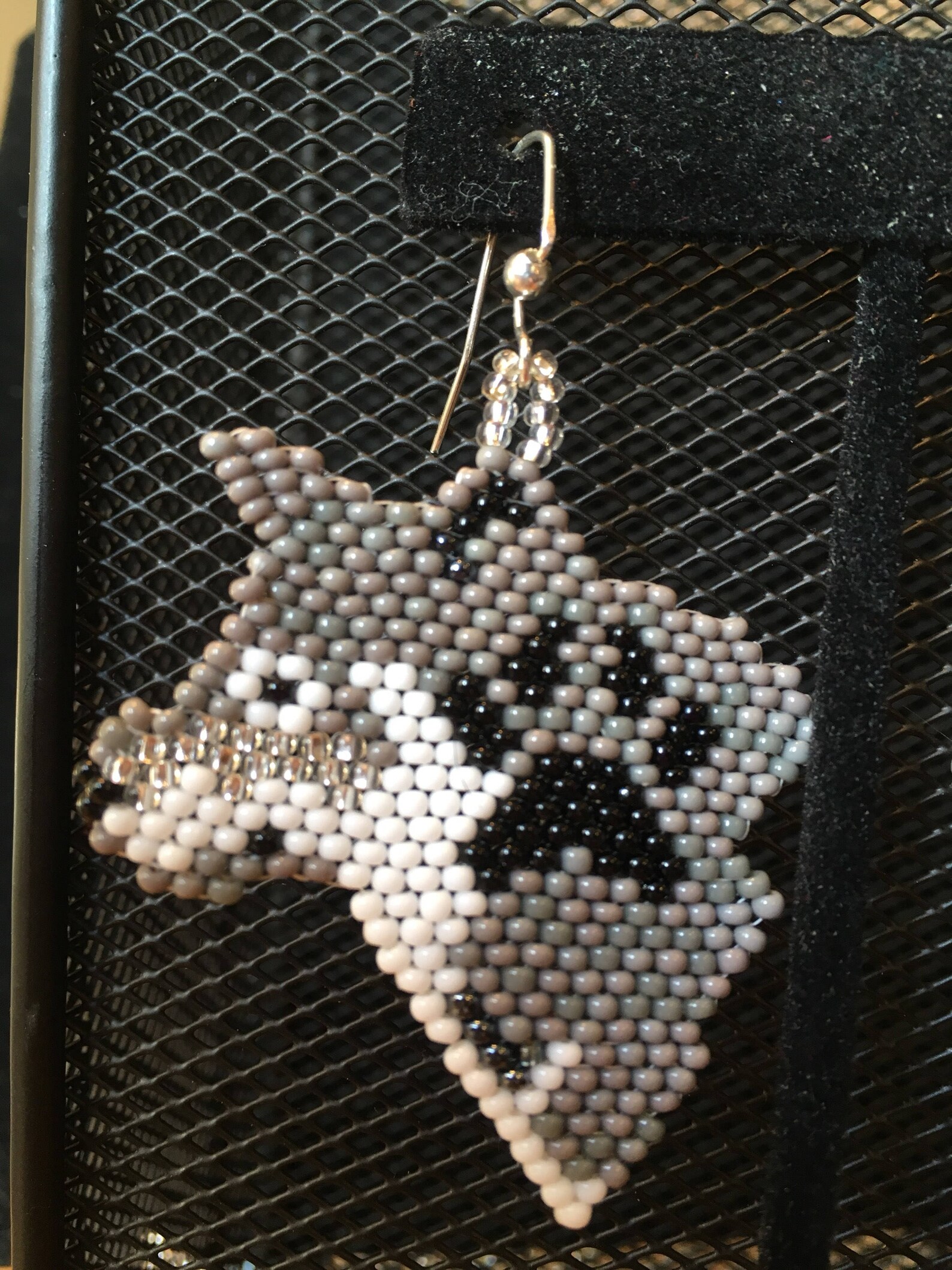 Cute Husky Earrings Wolf Dog Wolves Seed Bead Jewelry - Etsy