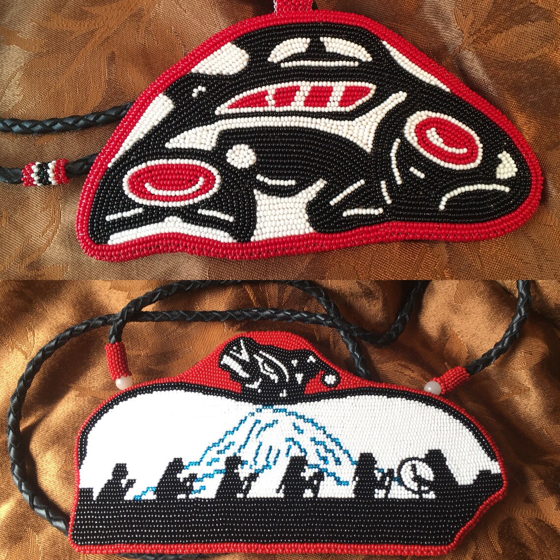 Beaded Medallion Native American Coastal Tribal Design - Etsy