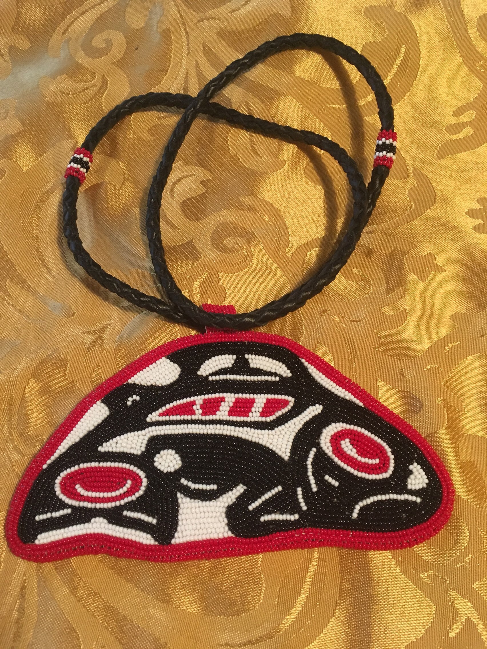 Beaded Medallion Native American Coastal Tribal Design - Etsy