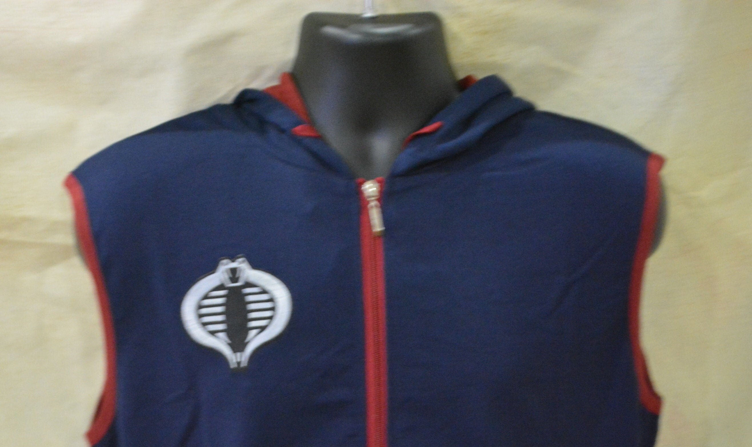 G.I. Joe / Cobra Vest / 1984 Crimson Twin Tomax Vest Jacket L Cobra ...