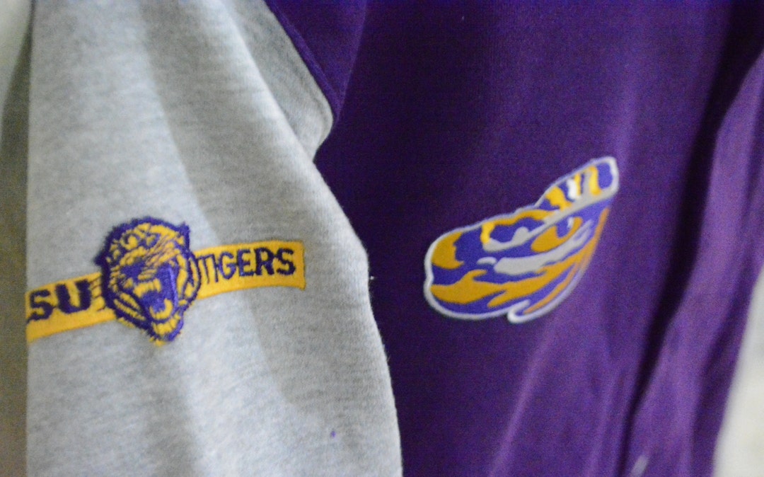 University of LSU Tigers (M) 125th Anniversary NCAA Varsity Jacket ...