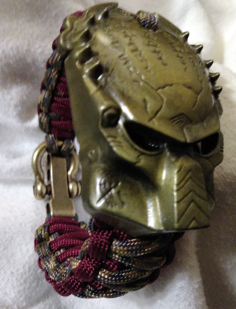 The Predator / 2004 AVP Wolf Golden Mask Paracord Bracelet / the ...