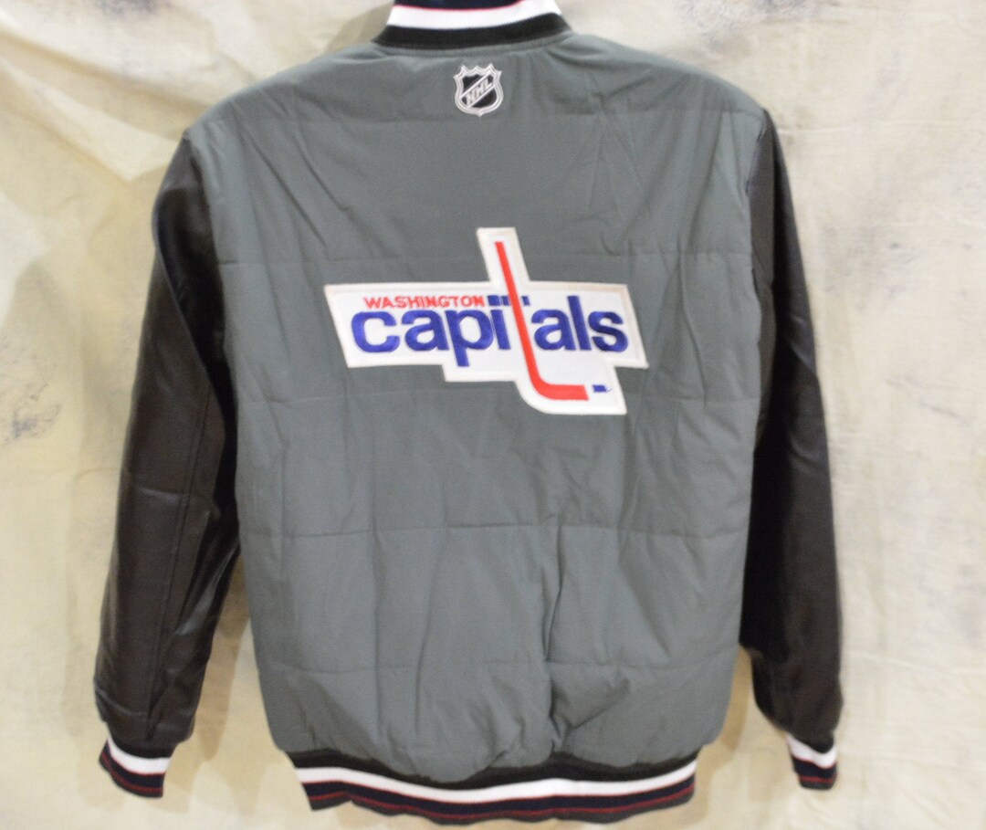 Washington Capitals (M) NHL Varsity Jacket / Retro Capitals Letterman ...