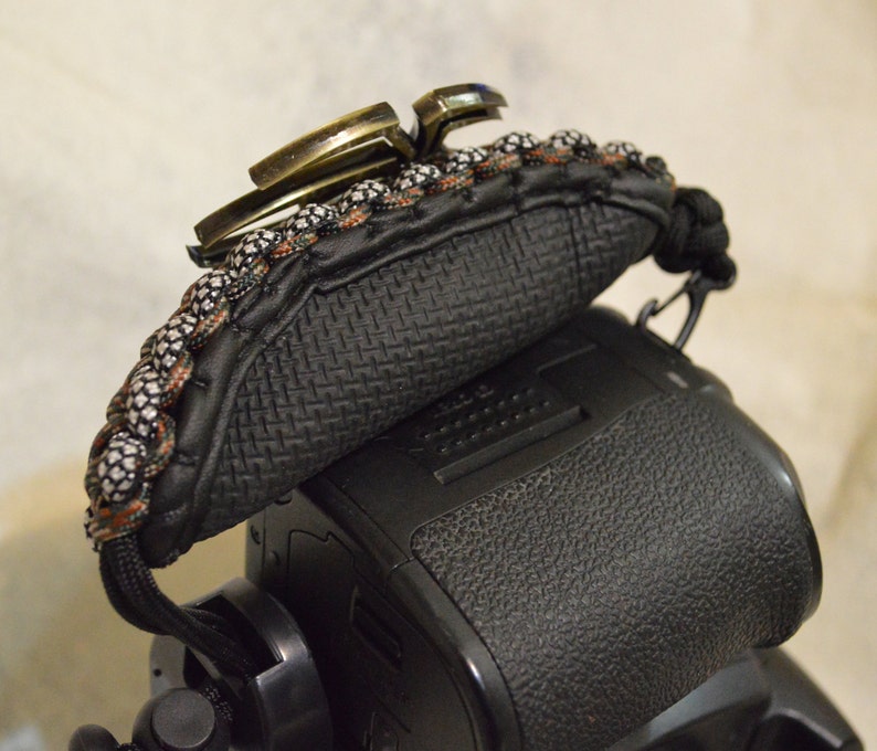 Spider-Man Camera Strap / Bronze Spider-Man Logo Paracord Camera Hand ...