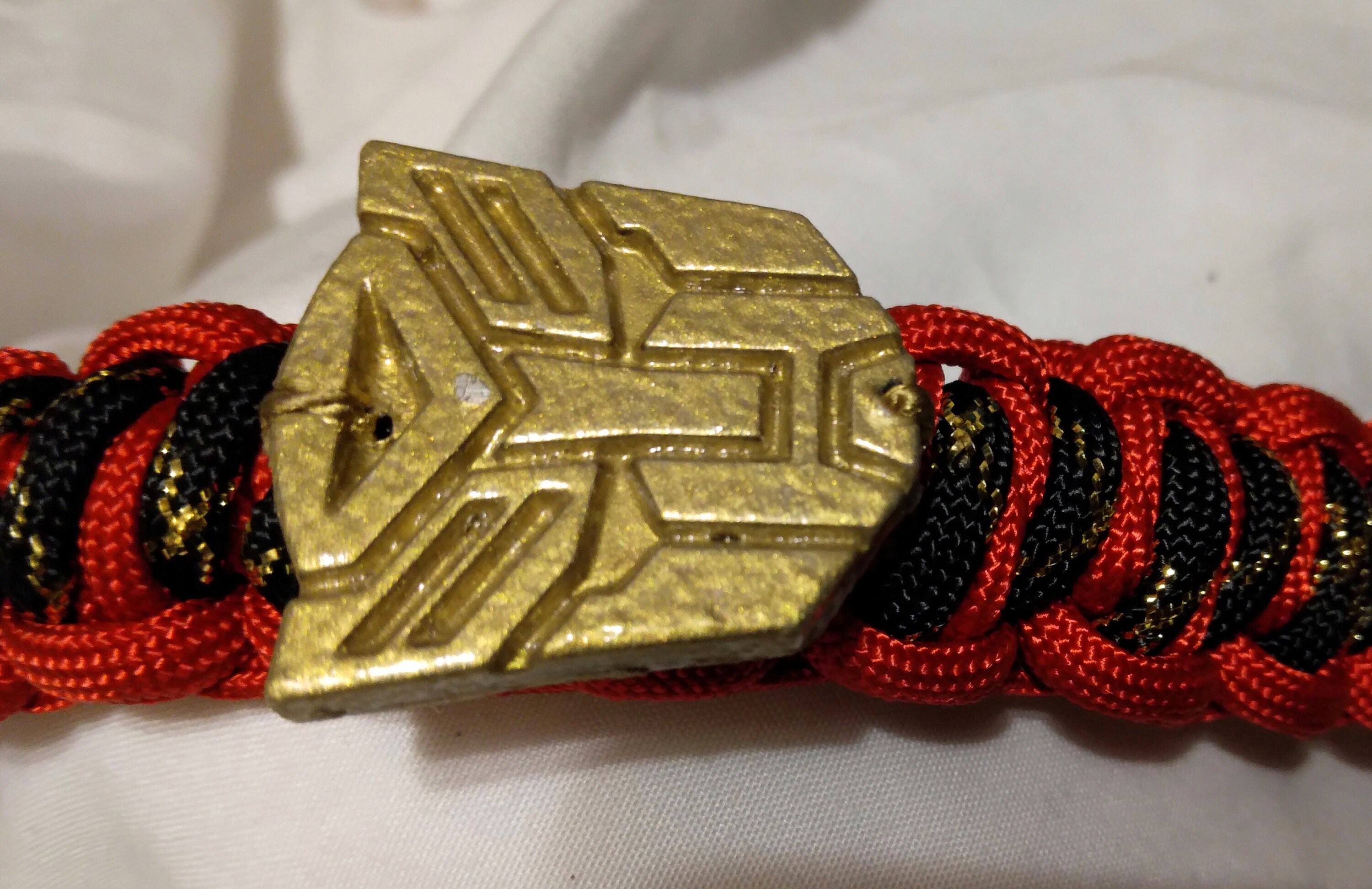 Transformers Autobot Logo Paracord Bracelet /golden Autobot Logo ...