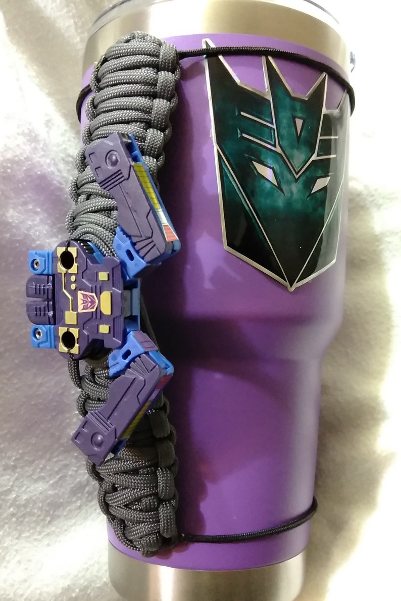 Transformers Soundwave Cup / G1 Decepticon Frenzy Cassette / Paracord ...