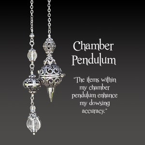 Ornate Chamber Pendulum, With Herkimer Like Diamond, Unique Pendulum - Etsy