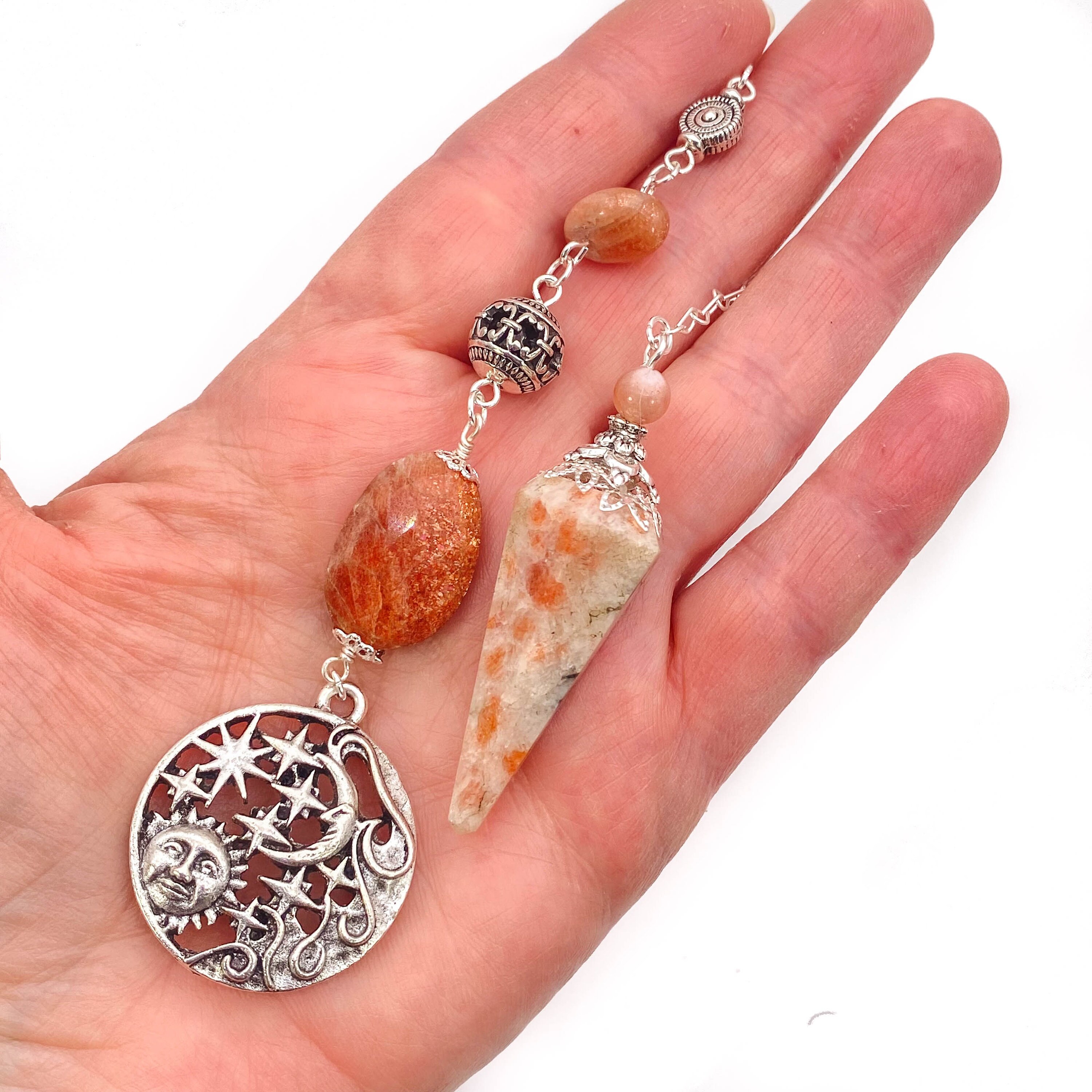 Sunstone Pendulum Self Empowerment Dowsing Pendulum Chakra - Etsy
