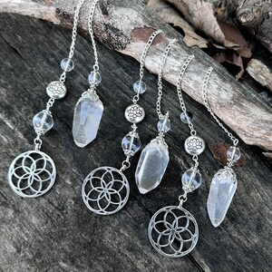 Lemurian Seed Pendulum, Divining With Seed of Life Charm, Ancient Wisdom - Etsy