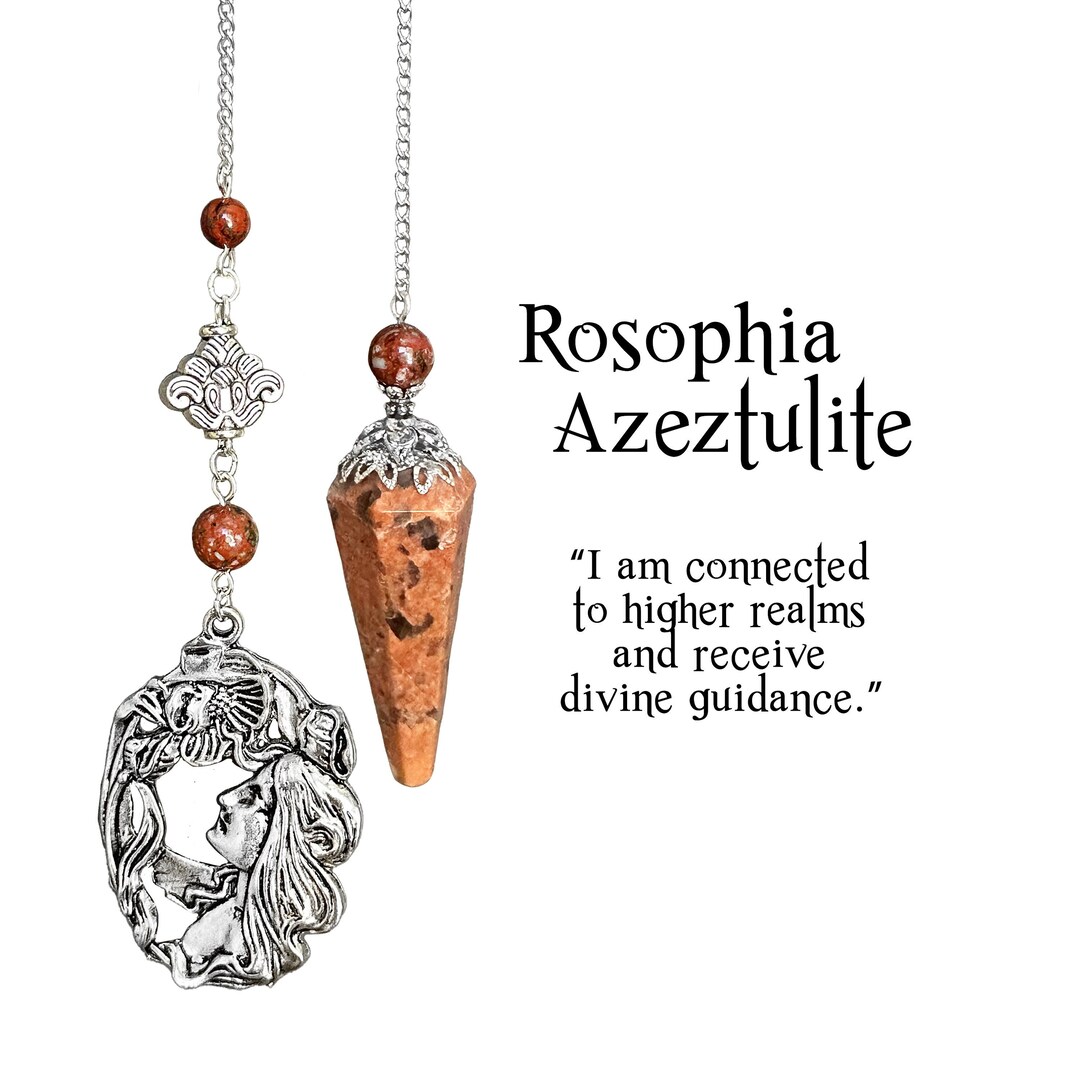 Rosophia Azeztulite Pendulum, Divining Sophia Goddess of Feminine ...