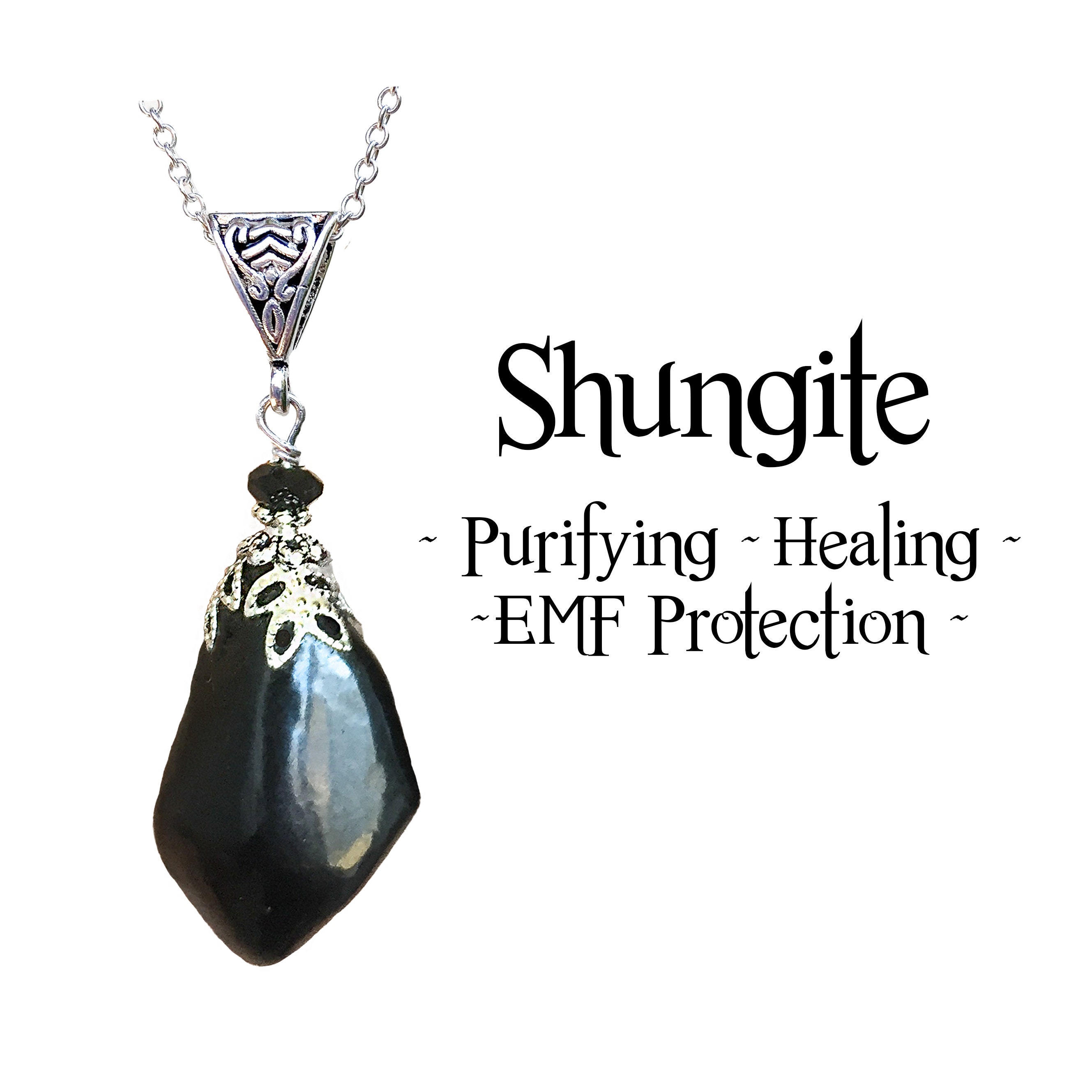 Formation Ofm Pendentif Shungite Véritable - Pierre Noire De Protection ...