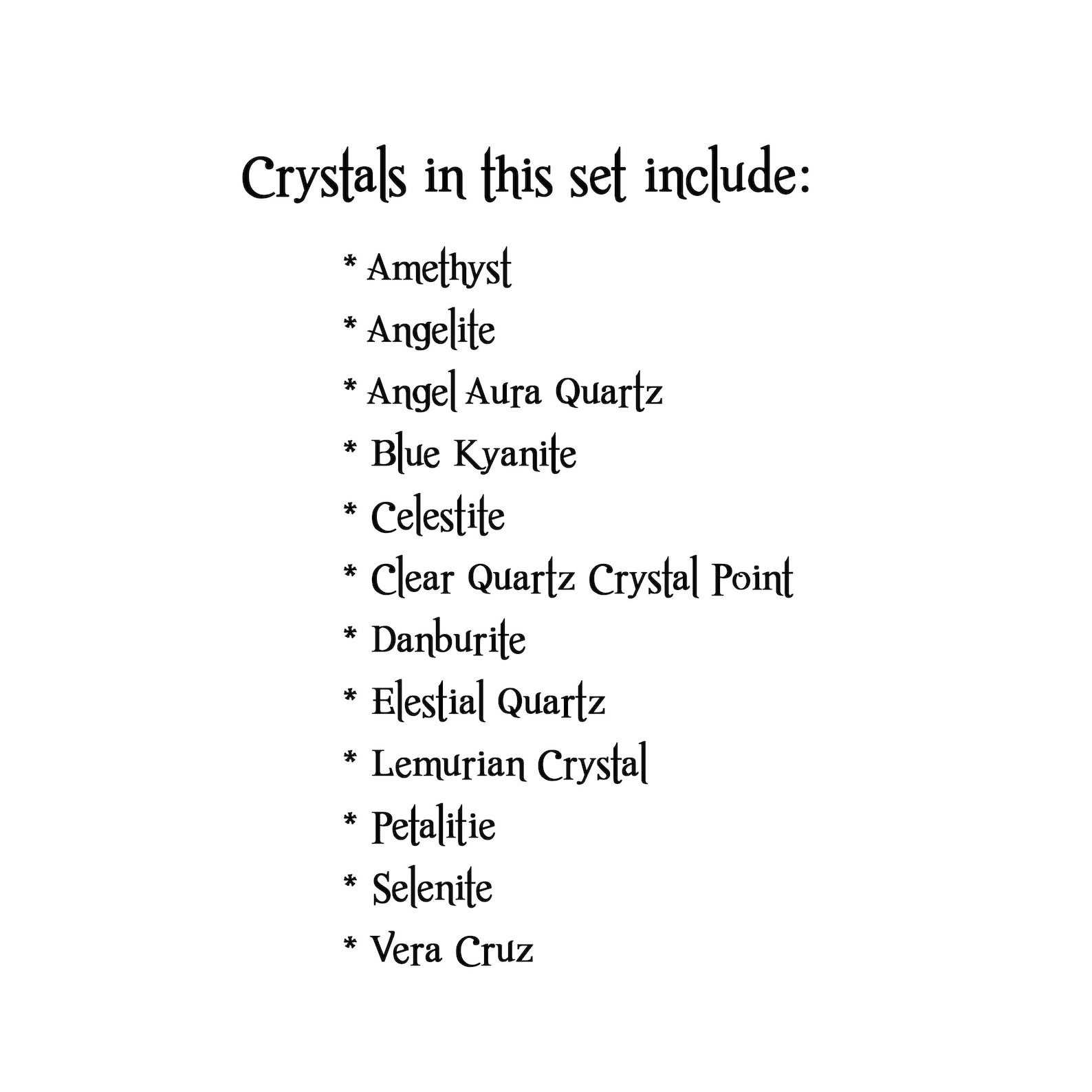 Connect With Your Spirit Guides & Guardian Angels Crystal Set, Medicine ...