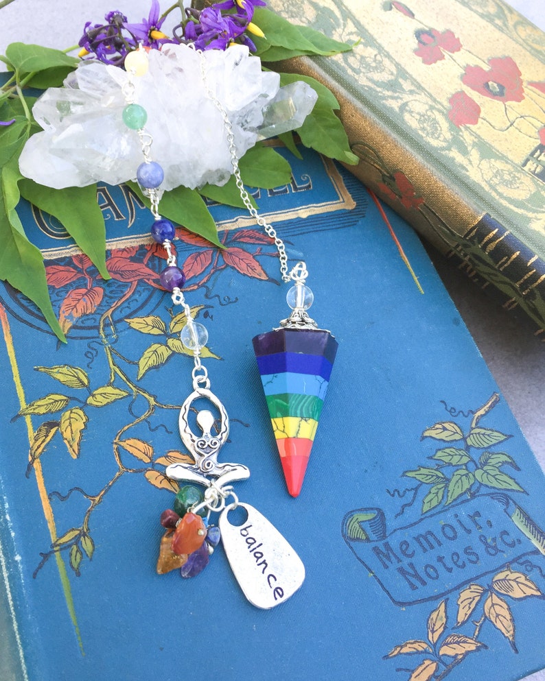 Chakra Balance Dowsing Pendulum Chakra Healing Pendulum | Etsy