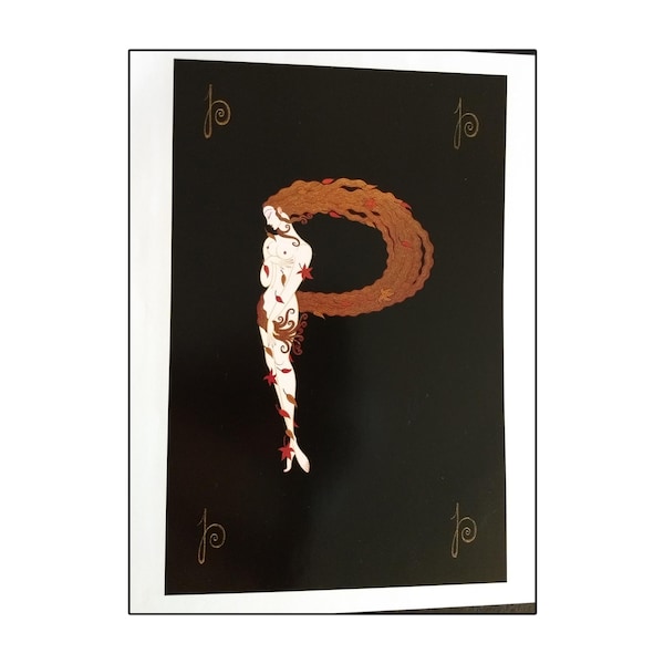 Erte Letter A - Etsy