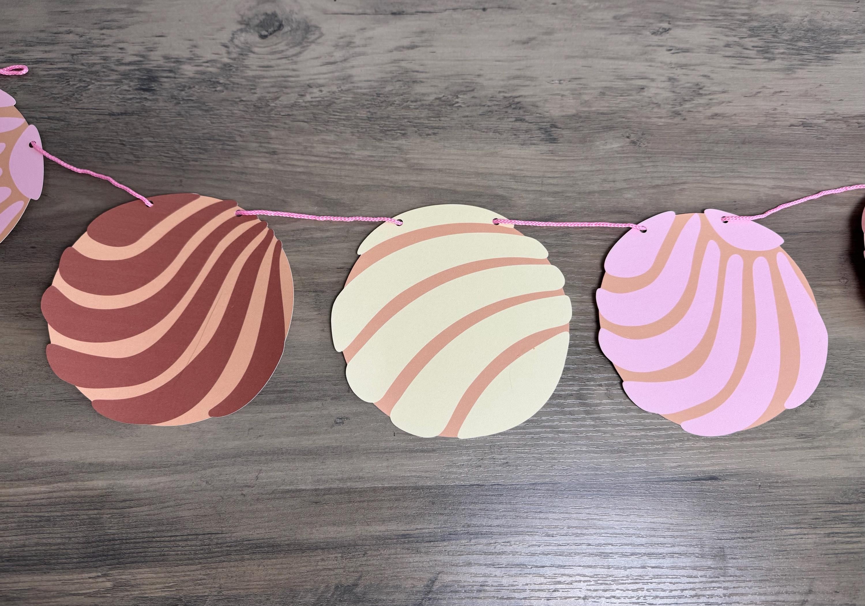 Concha Baby Banner, Concha Name Banner, Concha Baby Shower, Concha ...