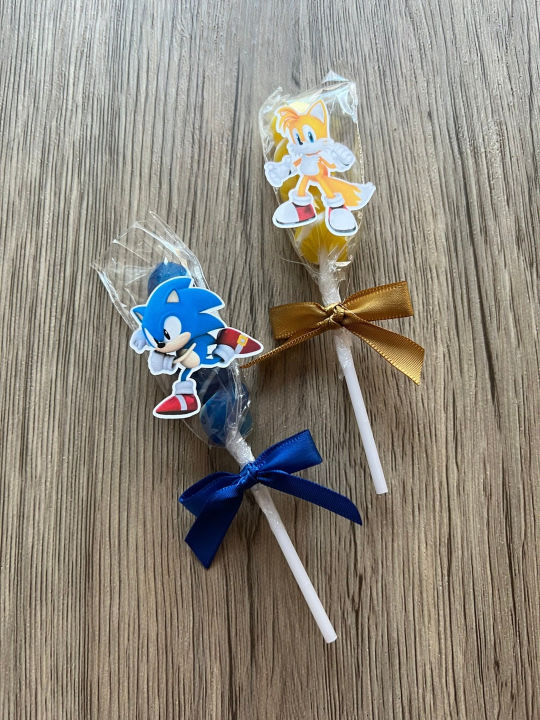 Sonic Lollipop Sonic Party Favor Sonic Birthday Decorations - Etsy